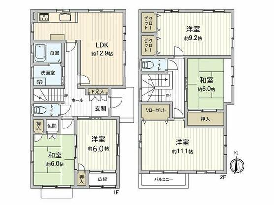 【アットホーム】安城市 今本町3丁目（新安城駅） 2階建 5LDK[1011794891]安城市の一戸建て（提供元：三井のリハウス安城センター 三井不動産リアルティ(株)）｜一軒家・家の購入