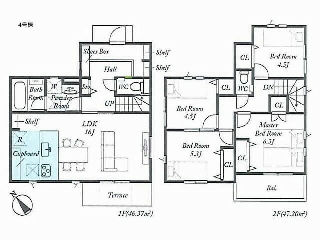 【アットホーム】町田市 大蔵町（鶴川駅） 2階建 4LDK[1040268496]町田市の一戸建て（提供元：FP住宅相談ネットワーク (株)あんしんマイホーム）｜一軒家・家の購入