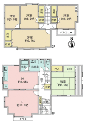 【アットホーム】町田市 本町田（玉川学園前駅） 2階建 5LDK[6986883314]町田市の一戸建て（提供元：(有)サンケーネット）｜一軒家・家の購入
