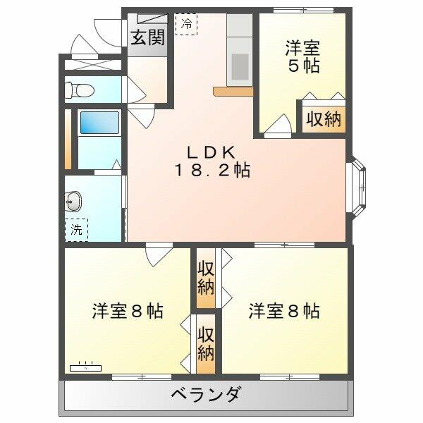 【アットホーム】コンフォースA・M 201 3LDK（提供元：(株)すまいる住宅管理）｜那覇市の賃貸マンション[1124526603]