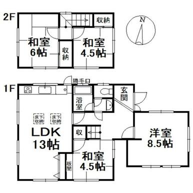 【アットホーム】松山市 北久米町 2階建 4LDK[1077916269]松山市の中古一戸建て（提供元：(株)ケーズハウス）｜一軒家・家の購入