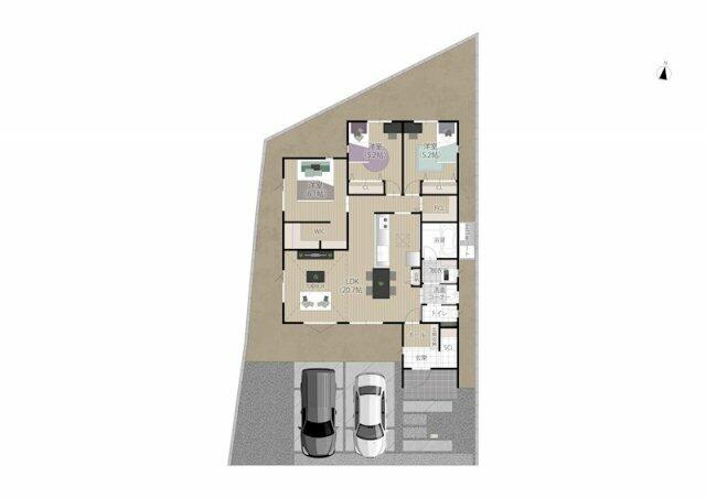 【アットホーム】丸亀市 土器町西6丁目 （丸亀駅 ） 平屋建 3LDK[1000587898]丸亀市の新築一戸建て（提供元：(株)アルファ・トマム エイブルNW高松店）｜一軒家・家の購入