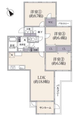 【アットホーム】金沢シーサイドタウン パークハイツ10号棟 304 3LDK[1082909089]横浜市金沢区の中古マンション｜マンション購入の情報
