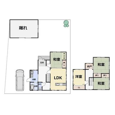 【アットホーム】堺市北区 新堀町2丁 （北花田駅 ） 2階建 4LDK[6981848405]堺市北区の中古一戸建て（提供元：(株)いえすまい）｜一軒家・家の購入