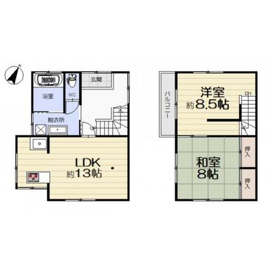【アットホーム】仙台市太白区 袋原1丁目 （南仙台駅 ） 2階建 2LDK[1068872693]仙台市太白区の中古一戸建て（提供元：東海住宅(株) 仙台支店）｜一軒家・家の購入