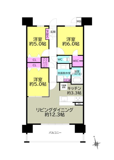 【アットホーム】ヴェルディーク尾張瀬戸 902 3LDK[6985287606]瀬戸市のマンション｜マンション購入の情報
