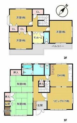 【アットホーム】養老郡養老町 養老（養老駅） 2階建 5LDK[1082030088]養老郡養老町の一戸建て（提供元：LIXIL不動産ショップ (株)ウィズライフコネクト）｜一軒家・家の購入