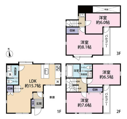 【アットホーム】杉並区 阿佐谷南3丁目（阿佐ケ谷駅） 3階建 4LDK[6986107113]杉並区の一戸建て（提供元：GRANX(株)）｜一軒家・家の購入