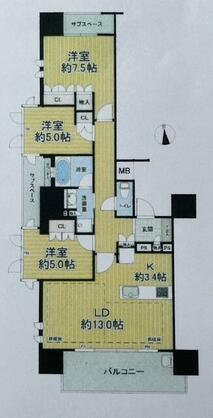 【アットホーム】グランドメゾン夕陽丘CLASSY 2階 3LDK[6986440209]大阪市天王寺区のマンション｜マンション購入の情報