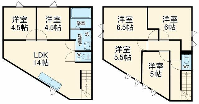【アットホーム】瀬戸駅前戸建 3－4 5SLDK（提供元：ハウスコム東海(株) 春日井店）｜瀬戸市の賃貸テラスハウス[1004063784]