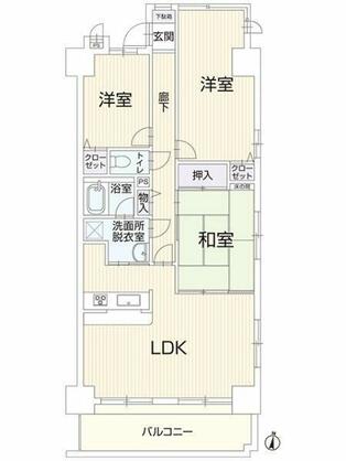 【アットホーム】ライオンズマンション松山問屋町 南向き 201 3LDK[1122079905]松山市のマンション｜マンション購入の情報