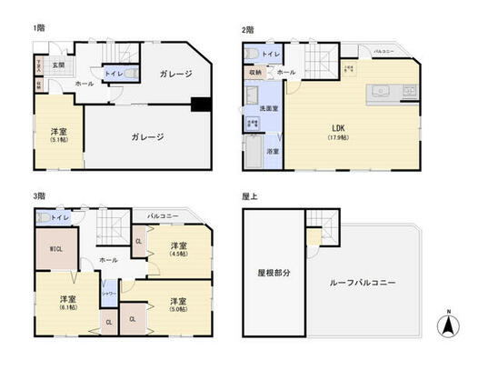 【アットホーム】名古屋市瑞穂区 豆田町2丁目（瑞穂区役所駅） 3階建 4LDK[6985856566]名古屋市瑞穂区の一戸建て（提供元：(株)スマイル不動産 イオン名西店）｜一軒家・家の購入