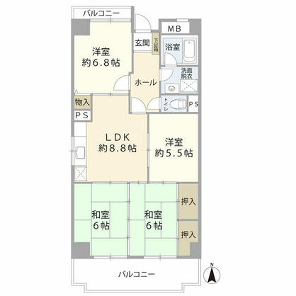 【アットホーム】豊国八幡東スカイマンション 3階 3LDK[6987148579]北九州市八幡東区のマンション｜マンション購入の情報