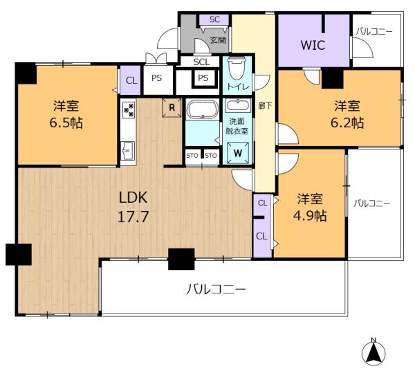 【アットホーム】グレース新大宮 701 3LDK[1101428603]奈良市の中古マンション｜マンション購入の情報