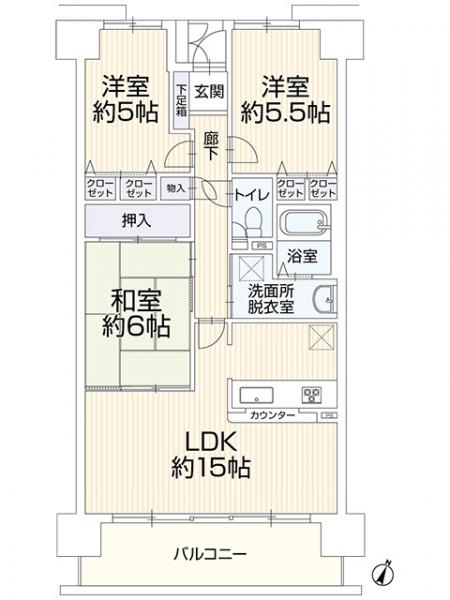 【アットホーム】グラン・コート印場駅前通り 302 3階 3LDK[6985977856]尾張旭市の中古マンション｜マンション購入の情報
