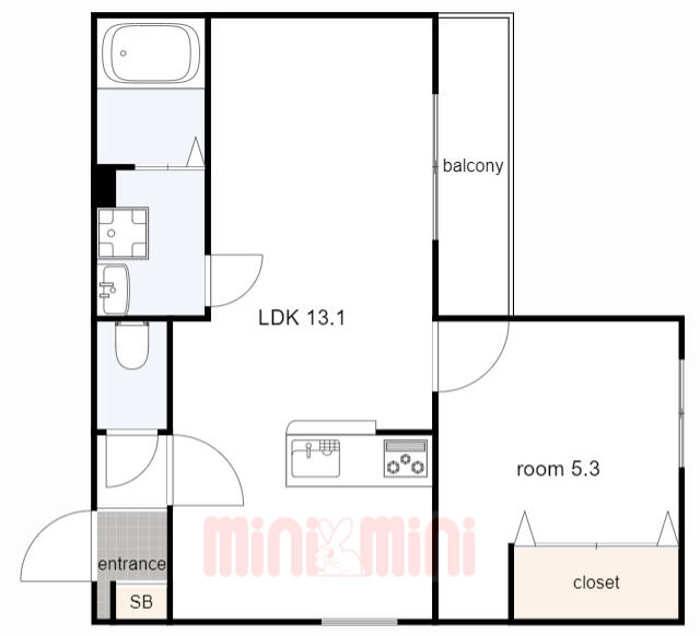 【アットホーム】フォレ南武庫之荘EAST B棟 103 1LDK（提供元：シティネット(株) ミニミニFCJR尼崎店）｜尼崎市の賃貸アパート[1043890693]