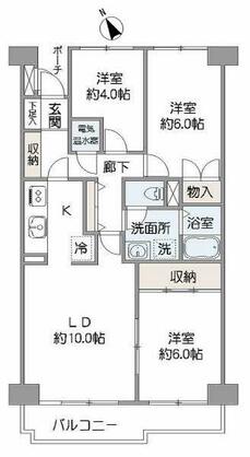 【アットホーム】ローズハイツ南行徳 6階 3LDK[1135182608]市川市のマンション｜マンション購入の情報