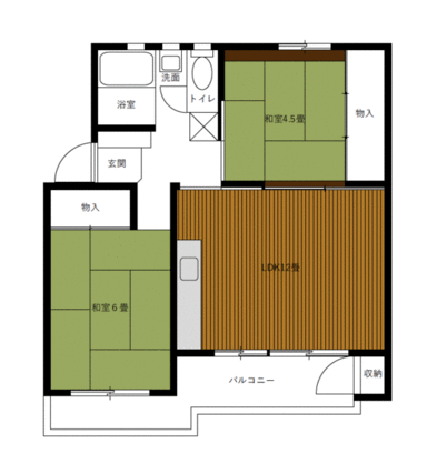 【アットホーム】六ッ川台団地 1街区1号棟 407 2LDK[6984161450]横浜市南区のマンション｜マンション購入の情報