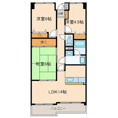 【アットホーム】国見ハイツ3号棟 402 3LDK（提供元：東住ハウジング(株)長町駅前店）｜仙台市青葉区の賃貸マンション[6964828559]