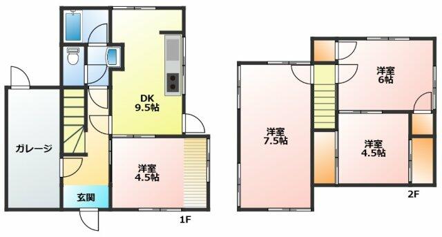 【アットホーム】岩原戸建1号棟 1 4DK（提供元：お部屋探しLabo 小田原店 山僖(株)）｜南足柄市の賃貸一戸建て[1146575705]