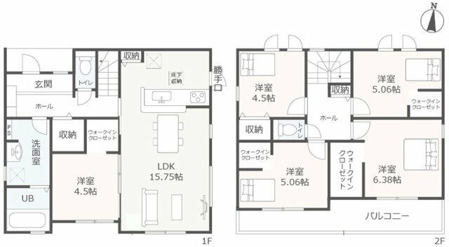 【アットホーム】土岐市 妻木町 （土岐市駅 ） 2階建 5LDK[1006205897]土岐市の新築一戸建て（提供元：LIXIL不動産ショップ マルイ不動産(株)）｜一軒家・家の購入