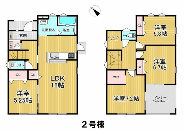【アットホーム】長野市 川中島町御厨（川中島駅） 2階建 4LDK[1168357509]長野市の一戸建て（提供元：(株)Be‐Style）｜一軒家・家の購入