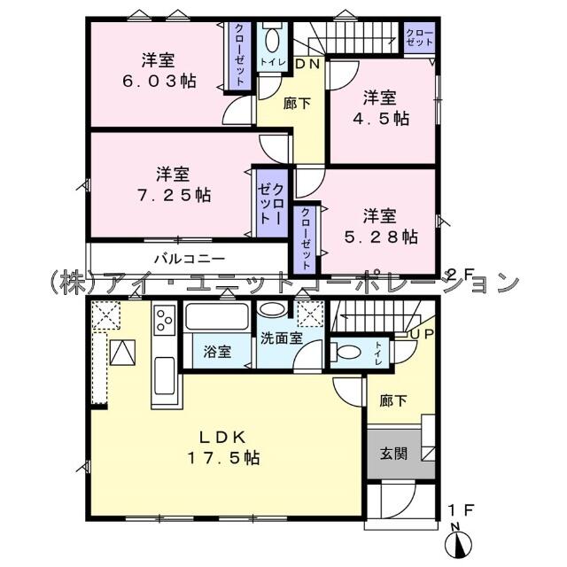 【アットホーム】船橋市 芝山6丁目 （北習志野駅 ） 2階建 4LDK[1068797198]船橋市の新築一戸建て（提供元：ピタットハウス西船橋北口売買センター (株)アイ・ユニット ...