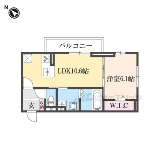 【アットホーム】BRANSIA出町 303 1LDK（提供元：(株)エリッツ 草津駅前店）｜近江八幡市の賃貸アパート[1048118698]