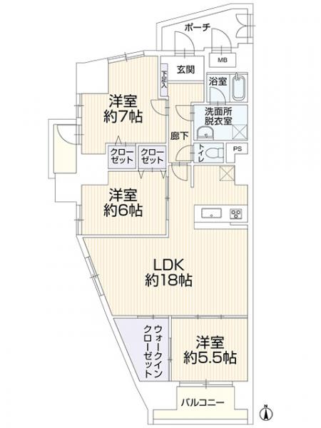 【アットホーム】朝日八王子マンション 301 3階 3LDK[1145018711]八王子市のマンション｜マンション購入の情報