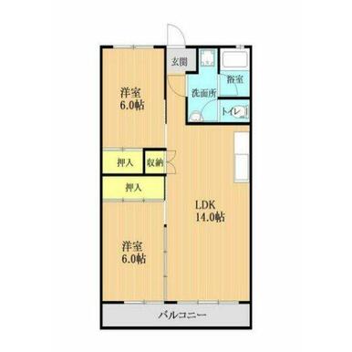 【アットホーム】熊本市北区 八景水谷3丁目 202 2LDK（提供元：ひご．スマイル帯山店 ひご・スマイル(株)）｜熊本市北区の賃貸アパート[1158179909]
