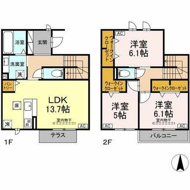 【アットホーム】華ハウス 101 3LDK（提供元：ホームメイトFC浄心駅前店 住マイル(株)）｜名古屋市中川区の賃貸アパート[1187968908]