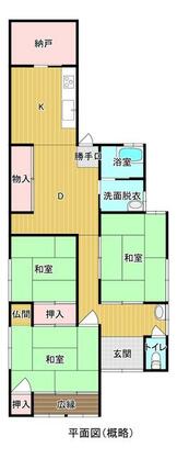 【アットホーム】徳島市 庄町5丁目（鮎喰駅） 平屋建 3DK[6986501582]徳島市の一戸建て（提供元：セレクトエステート）｜一軒家・家の購入