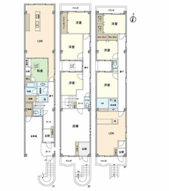 【アットホーム】名古屋市中村区 佐古前町 （亀島駅 ） 3階建 8LDK[1004494391]名古屋市中村区の中古一戸建て（提供元：三井のリハウス志賀本通センター 三井不動産リアルティ(株 ...