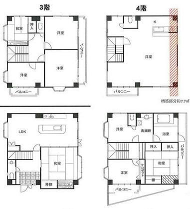 【アットホーム】足立区 扇2丁目（扇大橋駅） 4階建 8LDK[6982313151]足立区の一戸建て（提供元：(株)コンティニュー）｜一軒家・家の購入