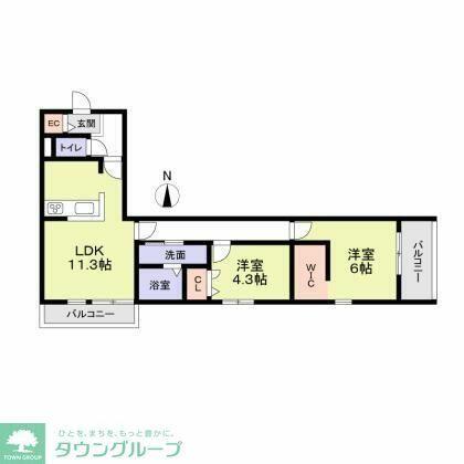 【アットホーム】江戸川区 東小松川4丁目 （船堀駅 ） 302 2LDK（提供元：(株)タウンハウジング千葉 本八幡店）｜江戸川区の賃貸アパート[1169533404]