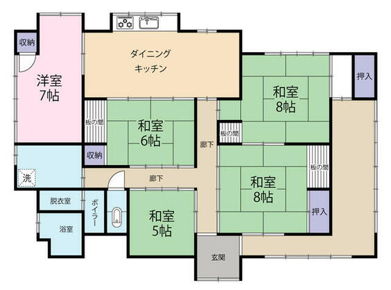 【アットホーム】会津若松市 河東町八田字八田野（磐梯町駅） 平屋建 4DK[6985746589]会津若松市の一戸建て（提供元：アイエス宅建 アイエスホールディングス(株)）｜一軒家・家の購入