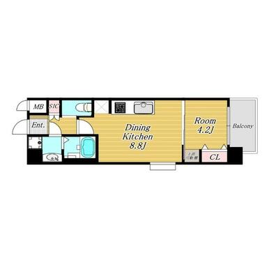 【アットホーム】リッツ新大阪プレミアム 201 1LDK（提供元：リロの賃貸 (株)ケントコーポレーション 西中島南方店）｜大阪市東淀川区の賃貸マンション[1089516699]