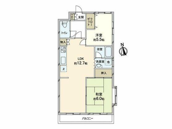 【アットホーム】観音山ハイツ 3階 2LDK[1000135291]練馬区のマンション｜マンション購入の情報