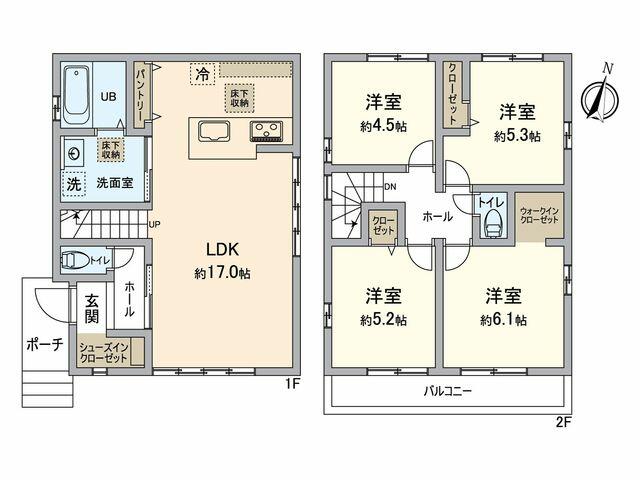 【アットホーム】東海市 荒尾町曽山 （聚楽園駅 ） 2階建 4LDK[1005572991]東海市の新築一戸建て（提供元：三井のリハウス大府センター 三井不動産リアルティ(株)）｜一軒家・家の購入