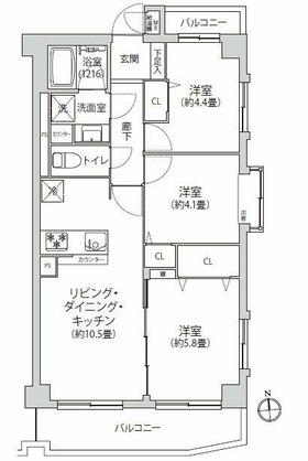 【アットホーム】ニックアーバンハイム四ツ木 5階 角 部屋 最 上階 リ ノベーション 5F 3LDK[1124405105]葛飾区のマンション｜マンション購入の情報