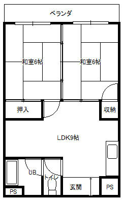 【アットホーム】東雲翠苑 304 2LDK[6982890279]広島市南区のマンション｜マンション購入の情報