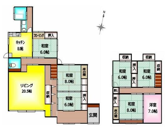 【アットホーム】佐賀市 大和町大字久留間（小城駅） 2階建 7LDK[1005064090]佐賀市の一戸建て（提供元：ヤマダ不動産佐賀南部バイパス店 グロウス(株)）｜一軒家・家の購入