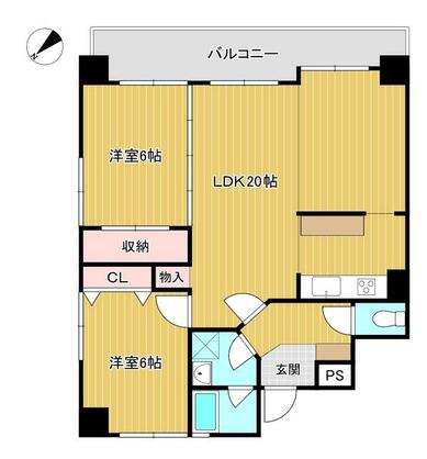 【アットホーム】ファミーユ八幡 401 2LDK[6983243948]長崎市のマンション｜マンション購入の情報