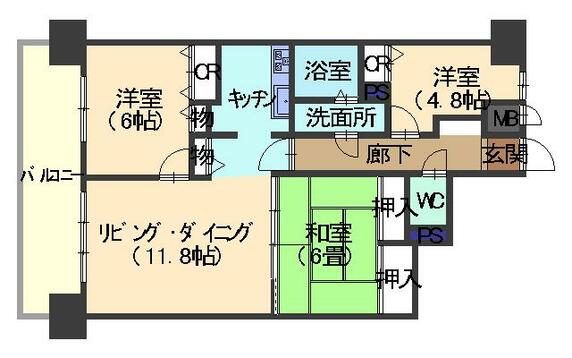 【アットホーム】エトワール古川 606 3LDK[6987137195]大崎市のマンション｜マンション購入の情報