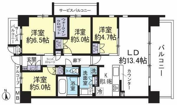【アットホーム】MID WARD CITY 9階 4LDK[1135199008]名古屋市北区のマンション｜マンション購入の情報