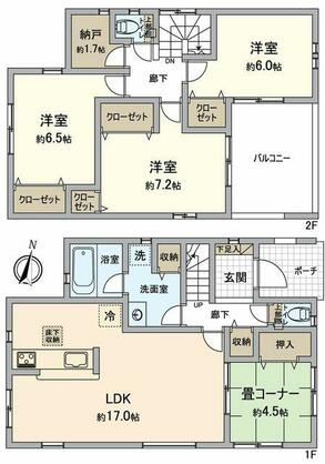 【アットホーム】川西市 東畦野5丁目（畦野駅） 2階建 3SLDK[1006635391]川西市の一戸建て（提供元：三井のリハウス川西池田センター 三井不動産リアルティ(株)）｜一軒家・家の購入